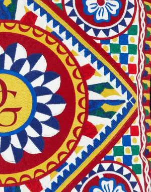 Dolce & Gabbana Embroidered Cushion Medium Special Cushions