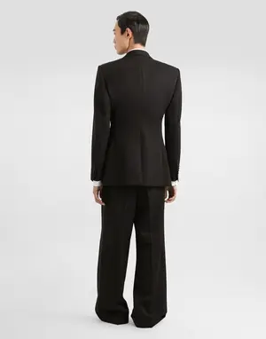 Dolce & Gabbana Wool And Silk Vest Suits And Blazers