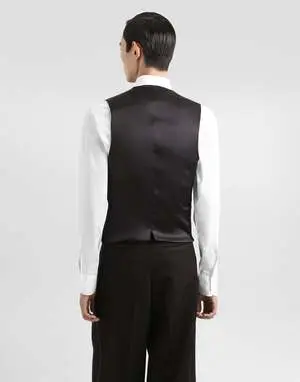 Dolce & Gabbana Wool And Silk Vest Suits And Blazers