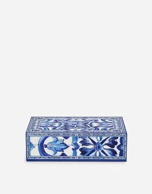 Dolce & Gabbana Large Decorated Plexiglass Box Decorative Boxes - Multicolor