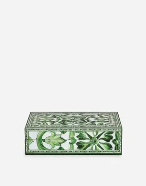 Dolce & Gabbana Large Decorated Plexiglass Box Decorative Boxes - Multicolor