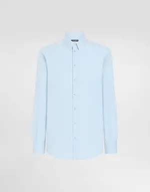 Dolce & Gabbana Camicia Shirts Light Blue Cotton - Azure