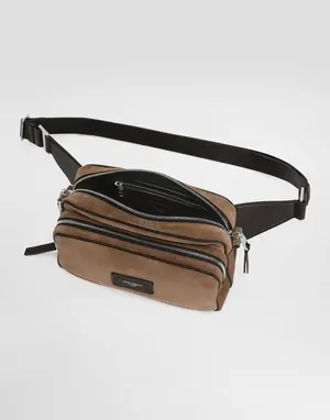 Dolce & Gabbana Belt Bag In Split And Calfskin - Multicolor