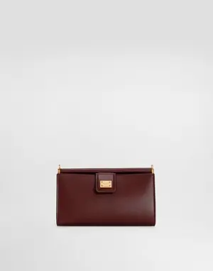 Dolce & Gabbana Plongé Calfskin Phone Bag Collection - Bordeaux