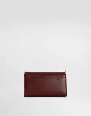 Dolce & Gabbana Plongé Calfskin Phone Bag Collection - Bordeaux