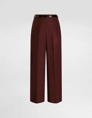 Dolce & Gabbana Tailored Linen Canvas Trousers