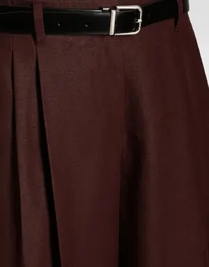 Dolce & Gabbana Tailored Linen Canvas Trousers