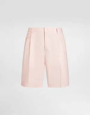 Dolce & Gabbana Pantalone - Man Pants And Shorts Linen 52 Pink