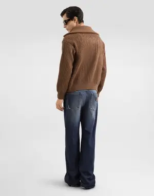 Dolce & Gabbana Sequined Wool Cardigan Sweaters And Cardigans