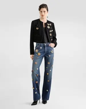 Dolce & Gabbana Double Crêpe Wool Jacket Coats And Jackets