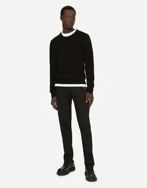 Dolce & Gabbana Pull Girocollo Sweaters And Cardigans - Black
