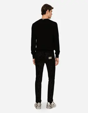 Dolce & Gabbana Pull Girocollo Sweaters And Cardigans - Black