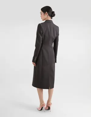 Dolce & Gabbana Double-breasted Wool Coat With Branded Buttons