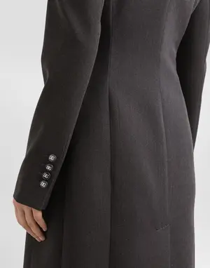 Dolce & Gabbana Double-breasted Wool Coat With Branded Buttons