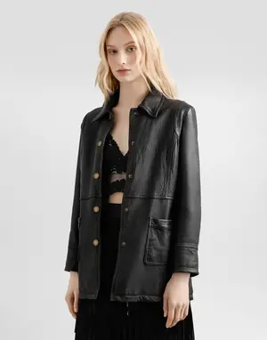 Dolce & Gabbana Vintage Lambskin Jacket Coats And Jackets