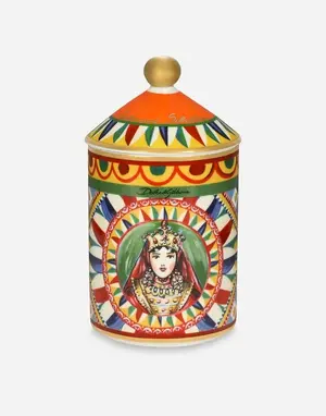 Dolce & Gabbana Porcelain Scented Candle – Patchouli Candles With Lid - Multicolor