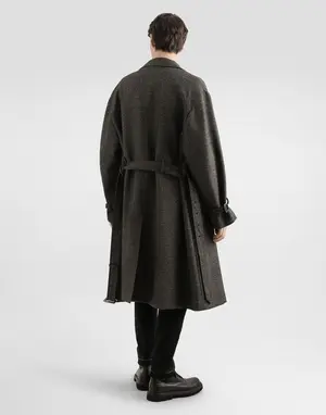 Dolce & Gabbana Double-breasted Wool Trench Coats And Jackets