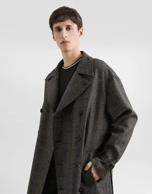 Dolce & Gabbana Double-breasted Wool Trench Coats And Jackets