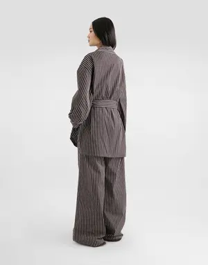 Dolce & Gabbana Striped Poplin Trousers