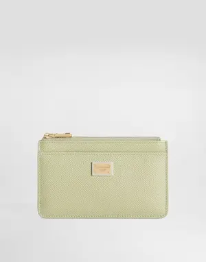 Dolce & Gabbana Dauphine Calfskin Card Holder Wallets And Small Leather Goods Leather - Green