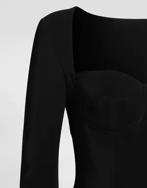 Dolce & Gabbana Cady Sheath Dress Dresses Viscose