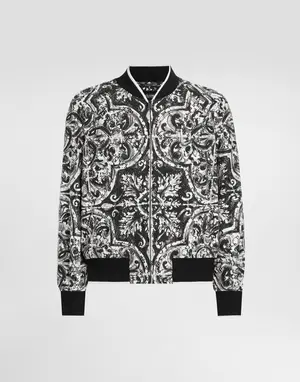Dolce & Gabbana Majolica-print Cordonetto Lace Jacket Coats And Jackets - Multicolor