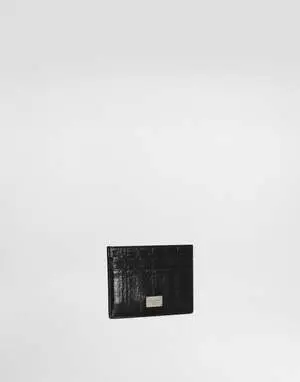 Dolce & Gabbana Eel Skin Card Holder Wallets And Small Leather Goods