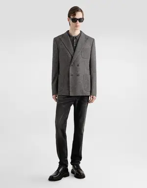 Dolce & Gabbana Cashmere Polo Shirt Sweaters And Cardigans Gray