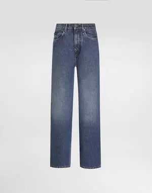 Dolce & Gabbana 5-pocket Denim Trousers Denim And Jeans Multi-colored - Multicolor