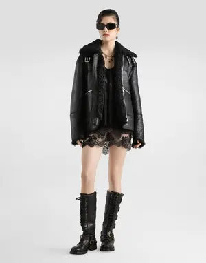 Dolce & Gabbana Shearling Jacket Coats And Jackets