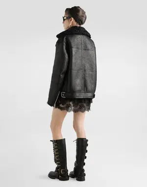 Dolce & Gabbana Shearling Jacket Coats And Jackets