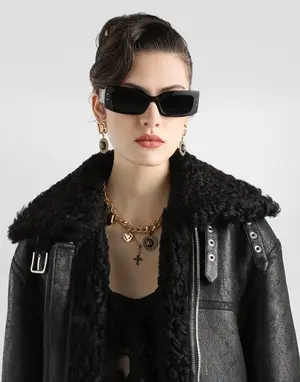 Dolce & Gabbana Shearling Jacket Coats And Jackets