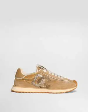Dolce & Gabbana Mixed-material Dg Cushion Sneakers Sneakers - Beige