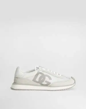 Dolce & Gabbana Mixed-material Dg Cushion Sneakers Sneakers - White