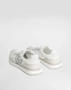 Dolce & Gabbana Mixed-material Dg Cushion Sneakers Sneakers - White