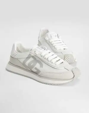Dolce & Gabbana Mixed-material Dg Cushion Sneakers Sneakers - White