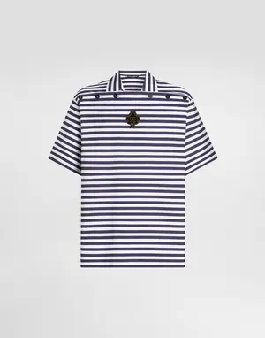 Dolce & Gabbana Striped Cotton Polo Shirt T-shirts And Polos - Multicolor