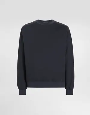 Dolce & Gabbana Double-faced Sweatshirt Sweatshirts - Blue