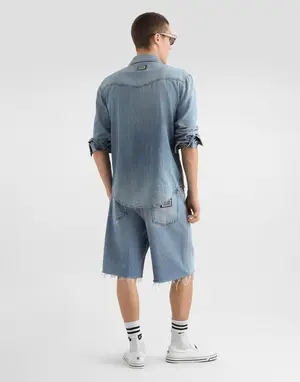 Dolce & Gabbana Denim Shirt Denim Multi-colored