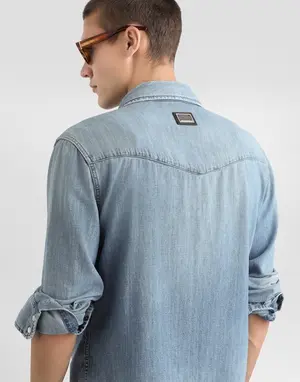 Dolce & Gabbana Denim Shirt Denim Multi-colored