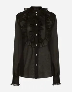 Dolce & Gabbana Camicia Shirts And Tops - Black