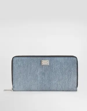 Dolce & Gabbana Portafoglio Wallets And Small Leather Goods - Denim