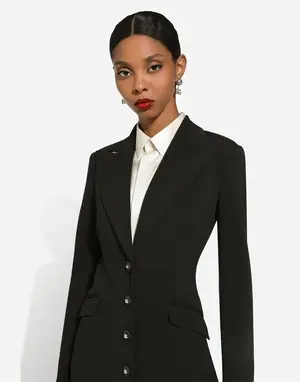 Dolce & Gabbana Jersey Milano Rib Coat Dresses Viscose