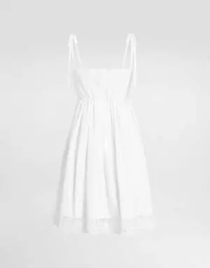 Dolce & Gabbana Short Poplin Dress Dresses