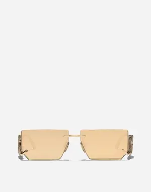 Dolce & Gabbana Dg Crystal Sunglasses Sunglasses - Black