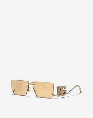 Dolce & Gabbana Dg Crystal Sunglasses Sunglasses - Black