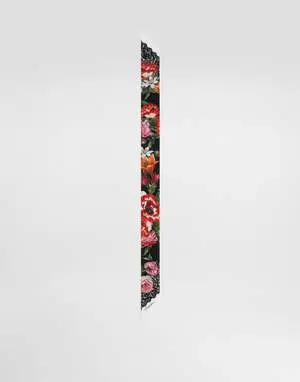 Dolce & Gabbana Silk Twill Bandeau Scarves And Silks - Multicolor
