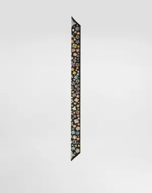 Dolce & Gabbana Silk Twill Bandeau Scarf - Multicolor