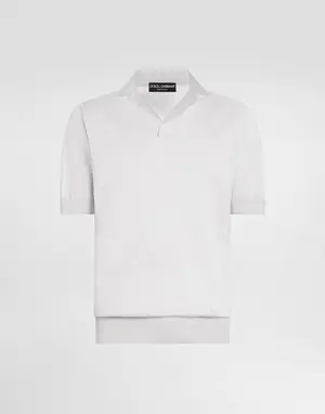 Dolce & Gabbana Polo M/corta Sweaters And Cardigans Gray - Grey