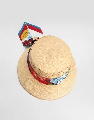 Dolce & Gabbana Raffia Hat Hats And Gloves Multi-colored